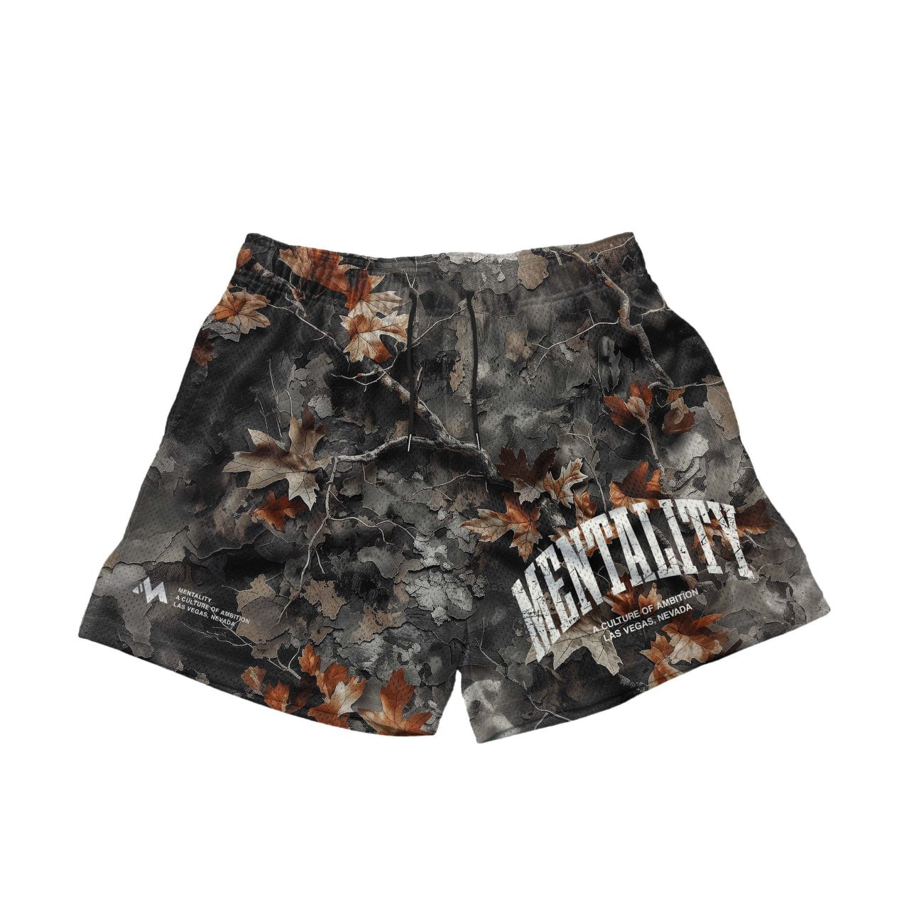 WORDMARK SHORTS - FALL CAMO [preorder]